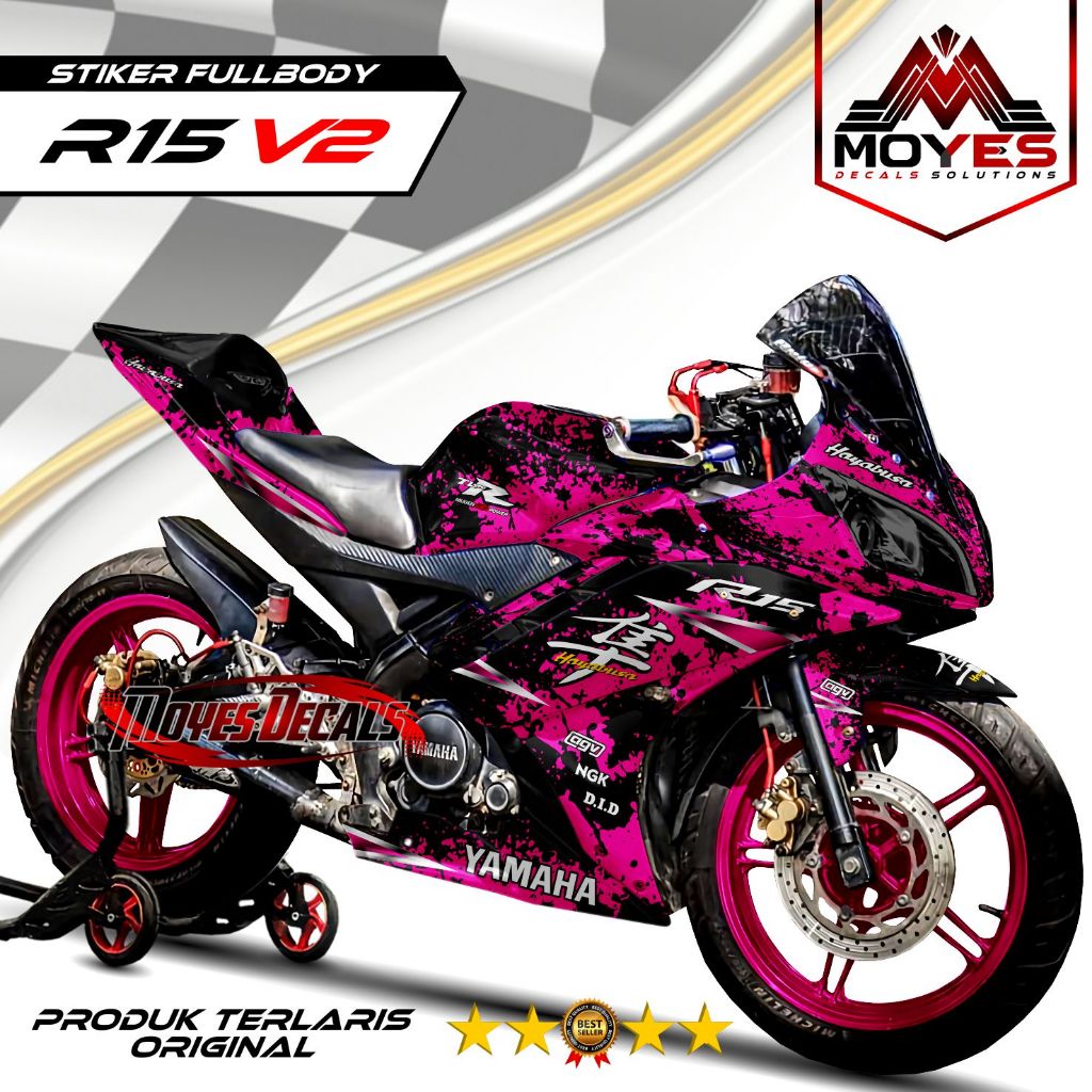 Jual TERLARIS Decal R15 V2 Fullbody Stiker Yamaha R15 V2 Fullbody ...