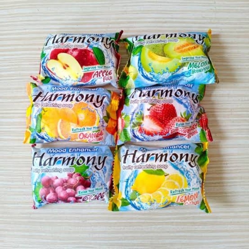 Jual ok_ngeng (ORI) HARMONY Sabun Batang Buah 70GRAM RANDOM (Bisa COD ...