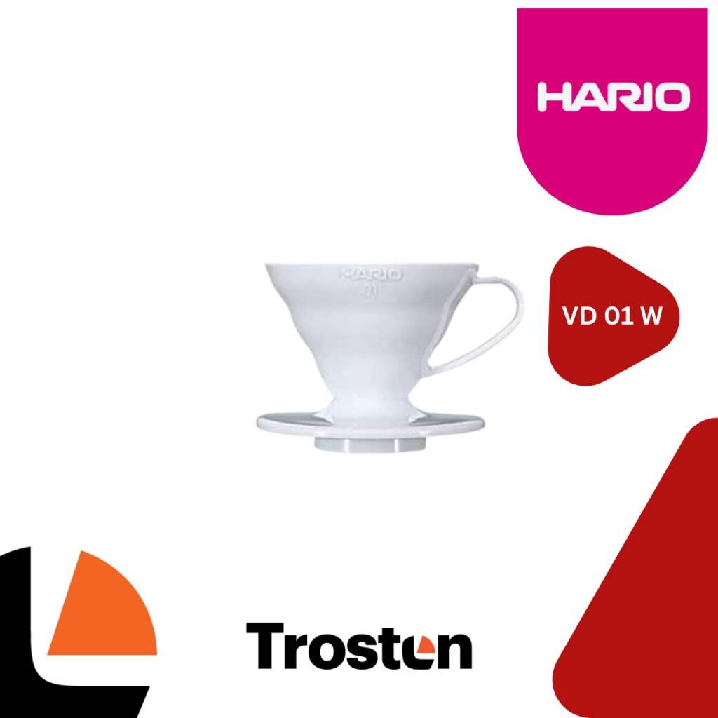 Jual Hario Dripper V60 ukuran 01 White VD-01 W - Plastic Dripper | Shopee Indonesia