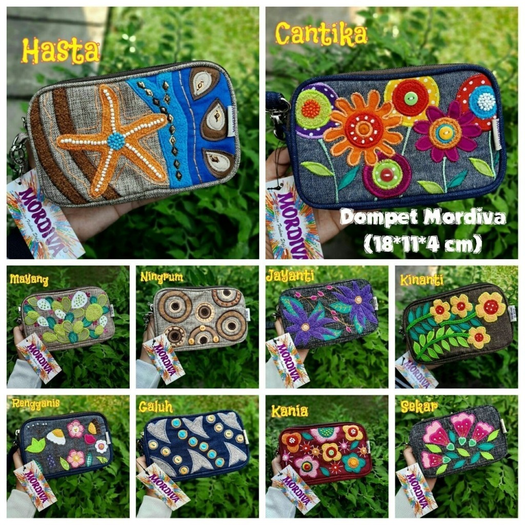 Jual Mordiva Dompet Handmade Dompet HP tempat koin Etnik Unik Case Bag ...