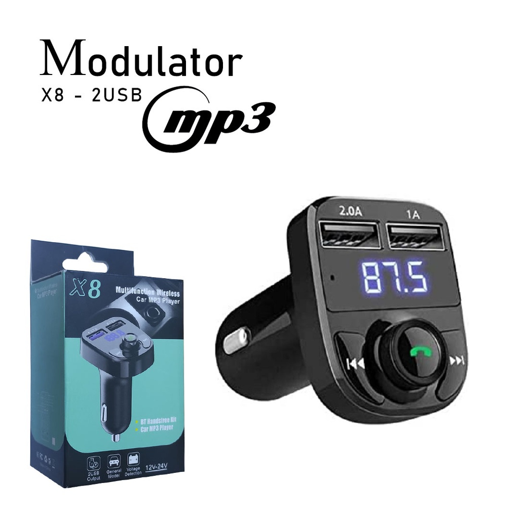 Jual MODULATOR MP3 2 USB X8 | Shopee Indonesia