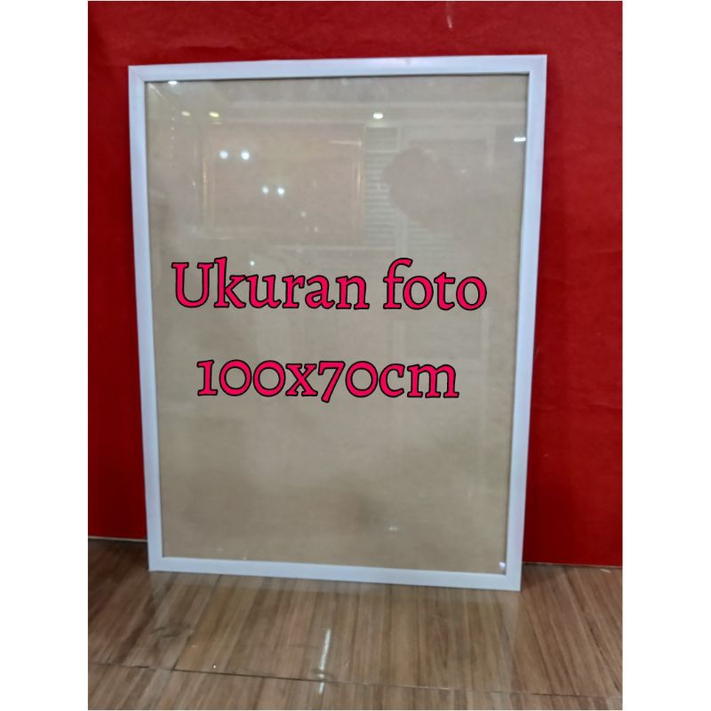 Jual Bingkai ukuran foto 100x70cm, pakai kaca, lebar frame 3cm | Shopee ...