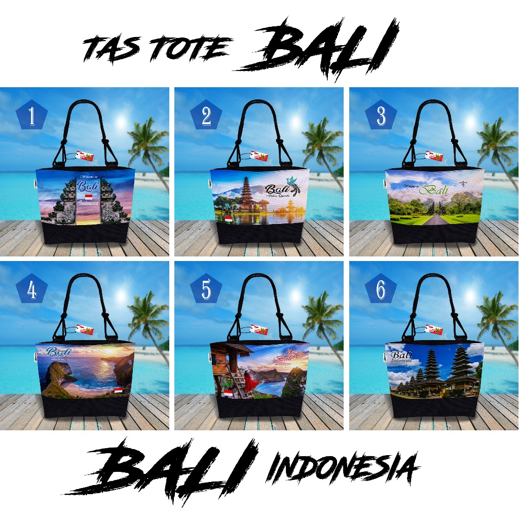 Jual TOTe bag tema BALI, oleh oleh/sovenir | Shopee Indonesia