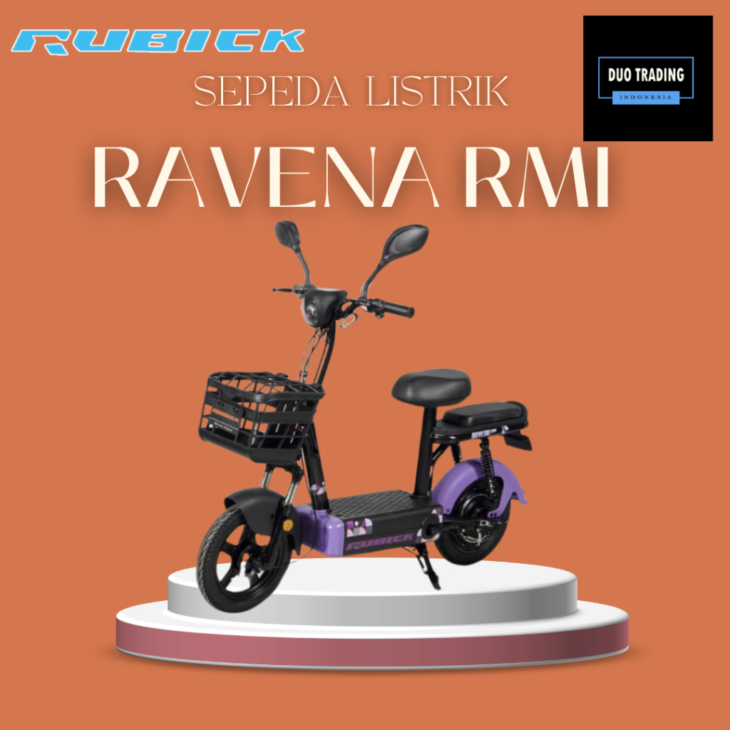 Jual SEPEDA LISTRIK GENIO RUBICK RAVENA Garansi Resmi | Shopee Indonesia