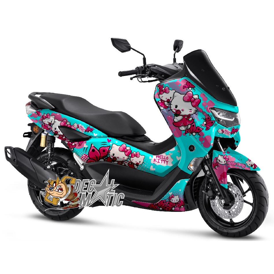 Jual Decal Nmax Hello Kitty - Stiker Full body N-Max 2015 2016 2018 ...