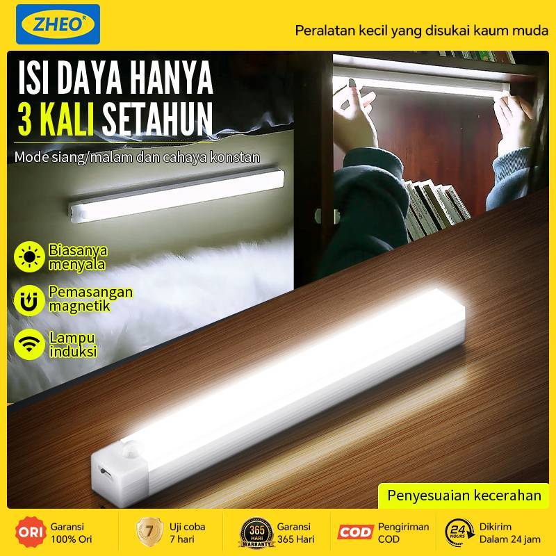 Jual Lampu Sensor Gerak Magnetic Motion Sensor Lampu Stick Panjang Ledlampu Tidur Led Tombol 