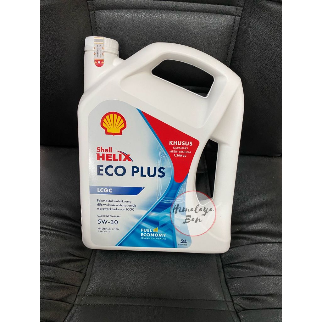 Jual Oli Mesin Shell Helix ECO PLUS 5W 30 KHUSUS LCGC ( 3 LITER ) | Shopee Indonesia