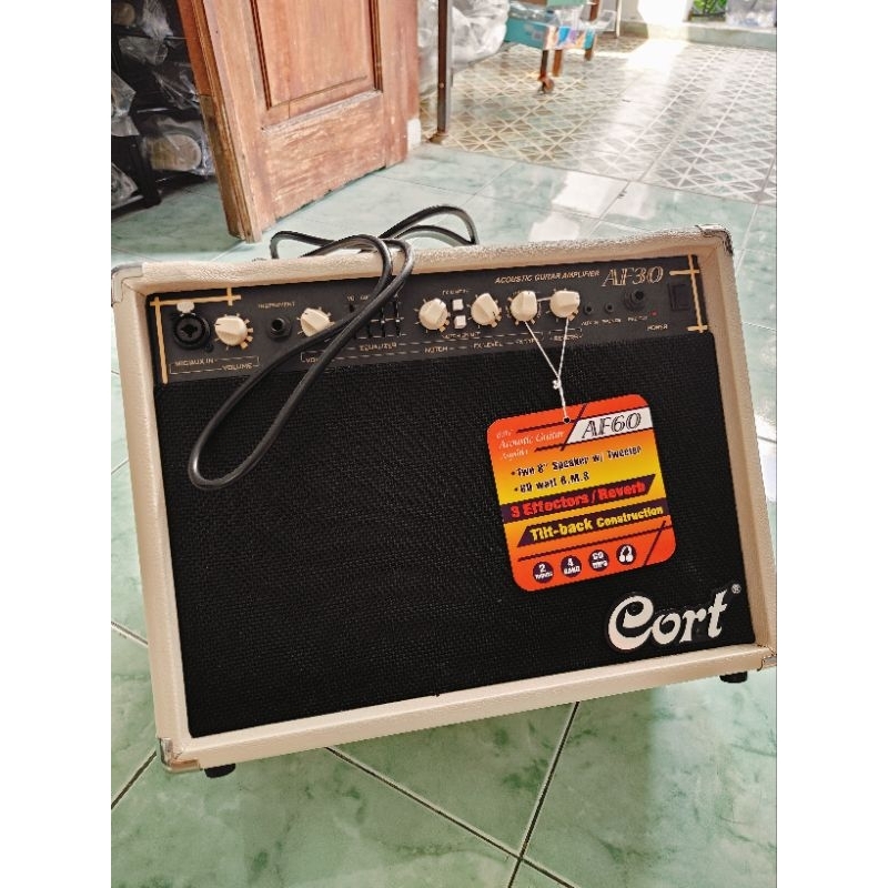 Jual PAKET AMPLI AKUSTIK CORT F30 + NUX JTC EFFECT | Shopee Indonesia