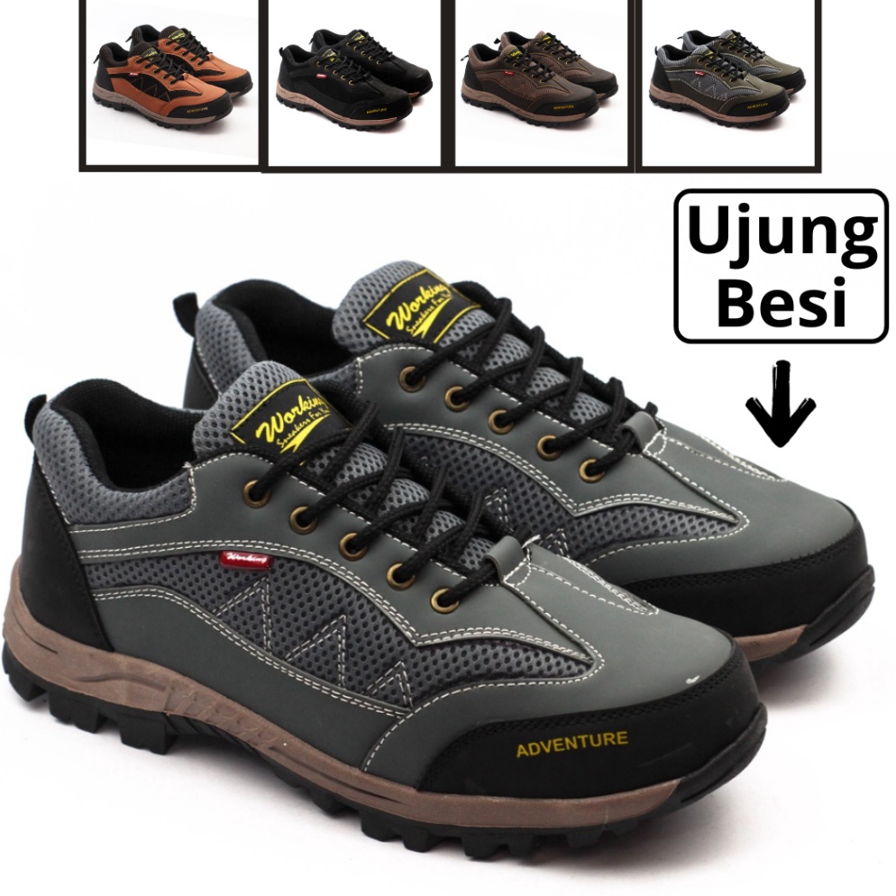 Jual 92 Sepatu safety pria shoes kerja proyek septi septy sefty boots ...