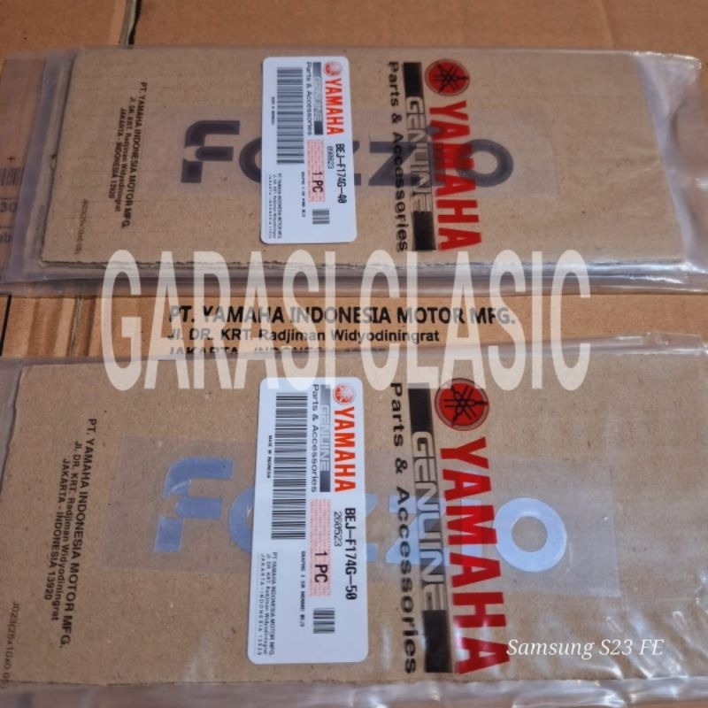 Jual STRIPING GRAPHIC POLET FAZIO FAZZIO LUX HITAM SILVER ORIGINAL YGP ...