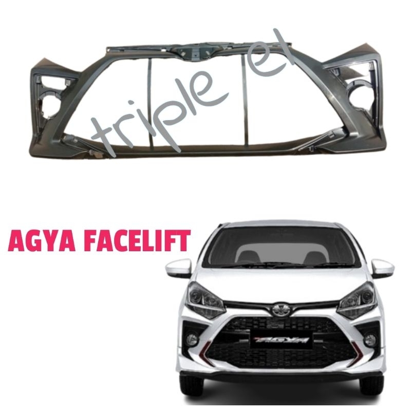 Jual PANEL FRONT BEMPER BUMPER DEPAN AGYA FACELIFT 2021 2022 ORI ...