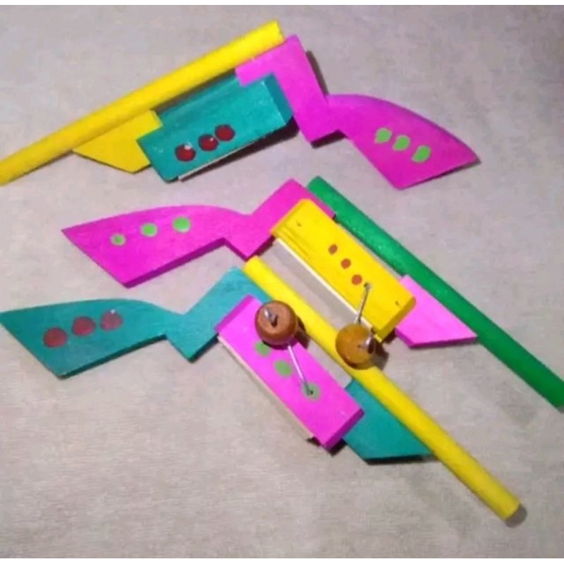 Jual Mainan Tradisional Anak / Pistol Kayu Otok - Otok / Mainan Tembak ...