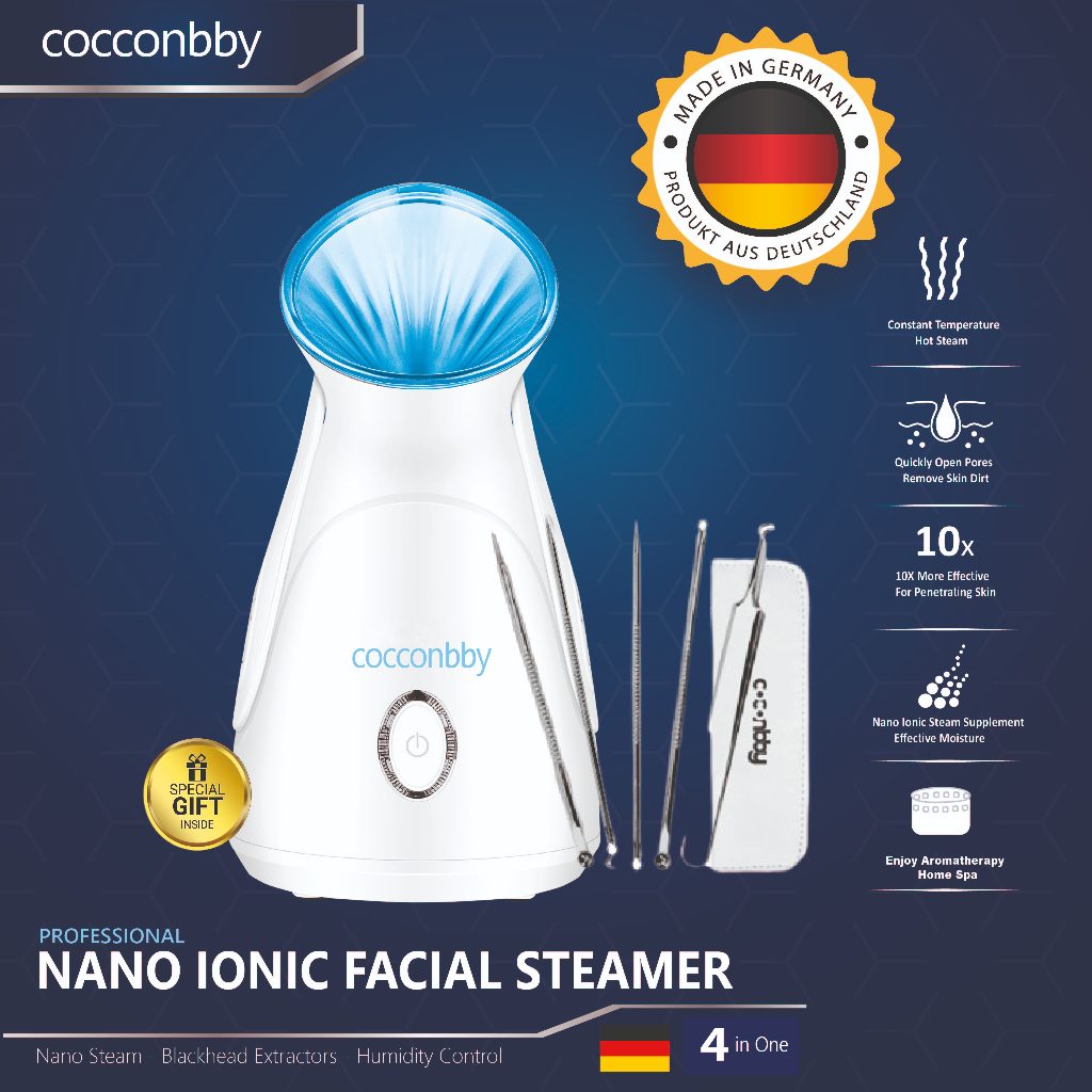 Jual Alat Uap Wajah Nano Ionic Facial Steamer/Humidifier + Alat ...