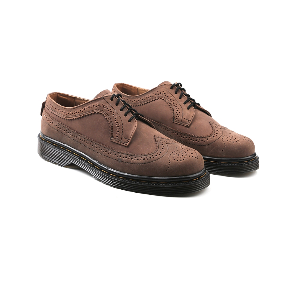 Jual Mancow Derby Long Wing Brown Crazy Horse Sepatu Formal Pria Wanita ...