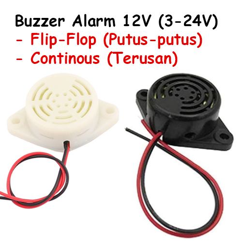 Jual Buzzer High Quality 3 - 24V Active Continuous Alarm 12V Aktif ...