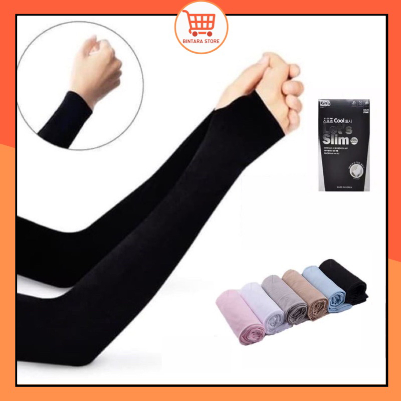 Jual Manset Tangan Lengan Panjang Polos Let's Slim Original | Shopee ...