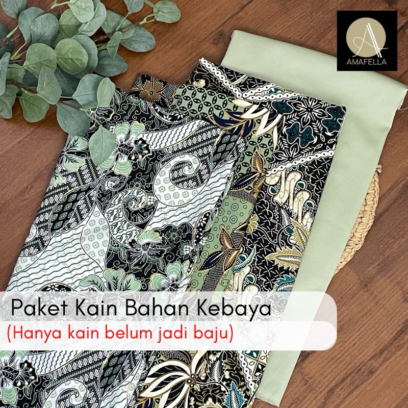 Jual Paket Kain Bahan Kebaya Kutu Baru Bridesmaid Wisuda Seragaman ...