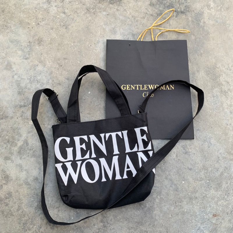 Jual CANVAS BAG MICRO GENTLE WOMAN VIRAL | Shopee Indonesia