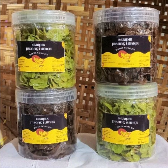 Jual Dapur Nona Kia 2 x Keripik Pisang Lumer 200g Kemasan Toples Medium ...