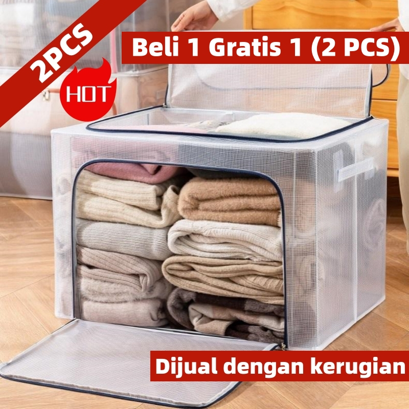 Jual Kotak Penyimpanan 110L Storage Box organizer box Storage Box ...