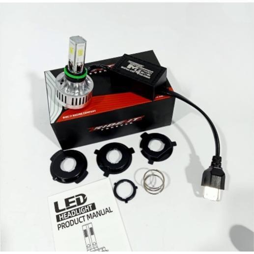 Jual Lampu depan Bohlam LED 4 Mata 80 WATT AC DC Kipas Universal Ride ...