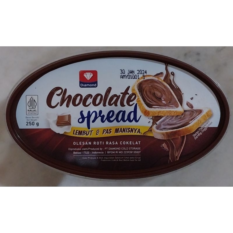 Jual ( 1 karton @ 6 pcs ) chocolate spread / olesan roti rasa coklat ...