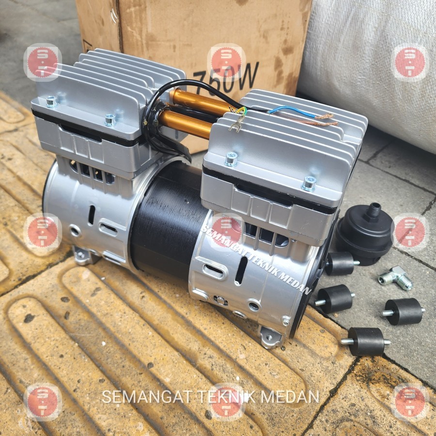 Jual KEPALA HEAD COMPRESSOR KOMPRESSOR OILESS OILLESS SILENT TEMBAGA ...