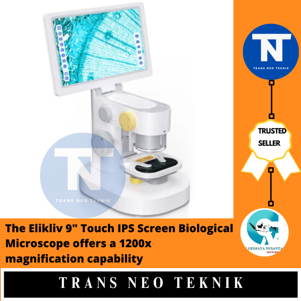 Jual The Elikliv 9" Touch IPS Screen Biological Microscope offers a ...