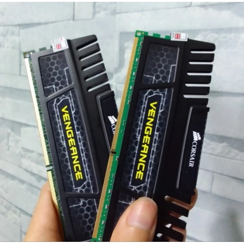 Jual RAM 16GB DDR3 Corsair ORIGINAL NORMAL || 8GBx2 keping GAMING ...
