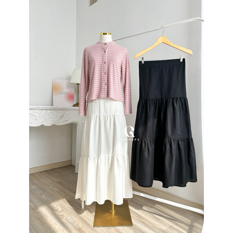 Jual Ghamara • LAVE SKIRT | rok raffle | korean skirt | rok undak ...