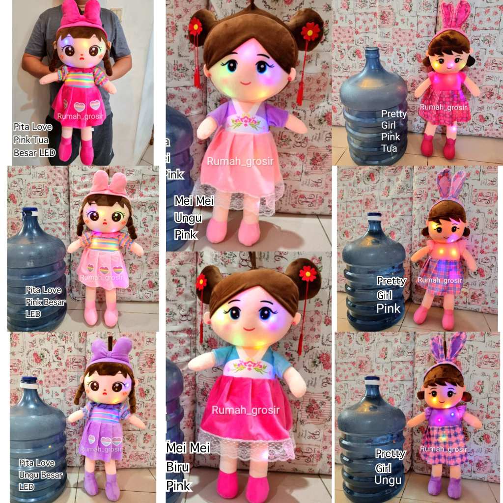Jual [BISA COD] Boneka Baby Girl Pretty Girl Metoo LED Lampu Besar ...