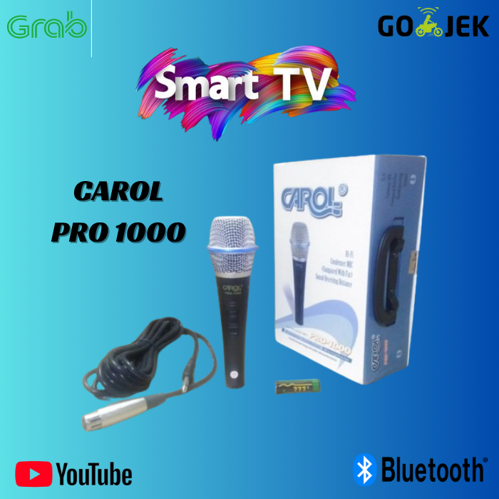Jual MIC KABEL CONDENSER CAROL PRO 1000 PRECISION CONDENSER MICROPHONE ...