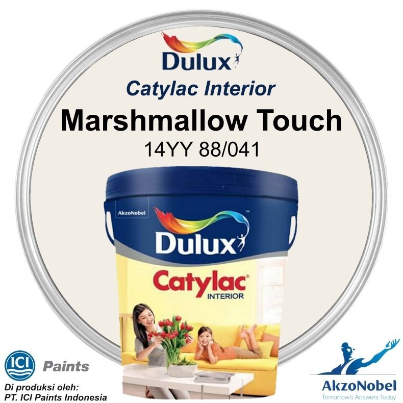 Jual CAT DULUX CATYLAC INTERIOR 25 KG - MARSHMALLOW TOUCH 14YY 88/041 ...