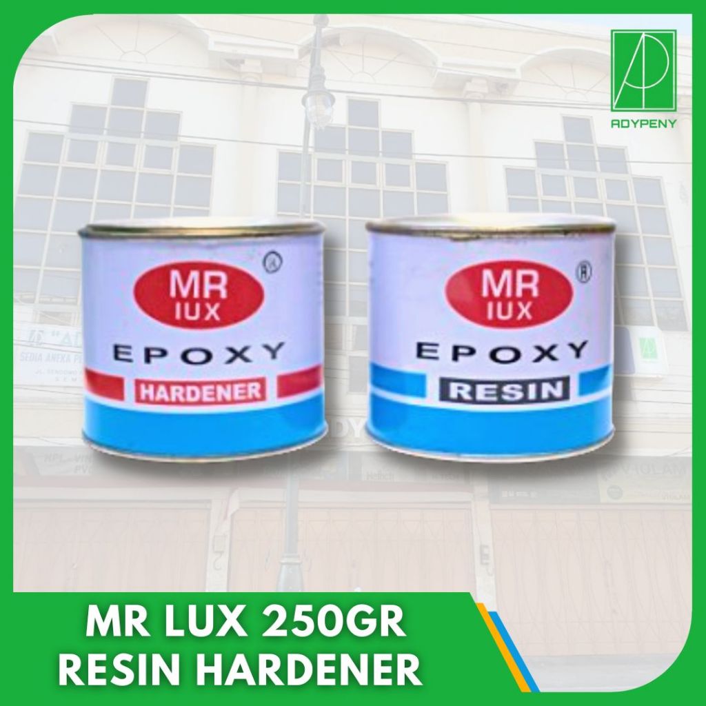 Jual Lem Mr Lux Epoxy Resin + Hardener 500gr Serbaguna | Shopee Indonesia
