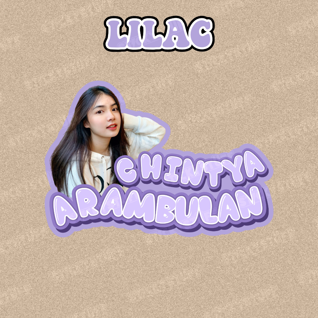 Jual Stiker Foto Wajah dan Tulisan Nama Custom | Shopee Indonesia