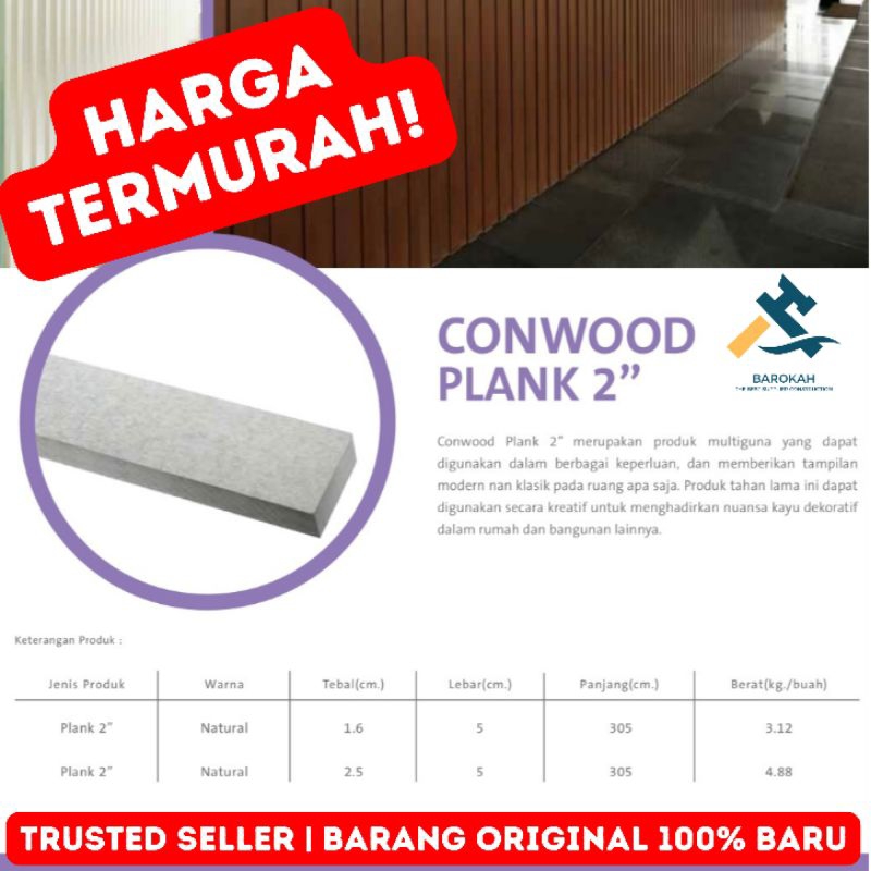 Jual Conwood Plank 2" (50x3050x16mm) | Shopee Indonesia