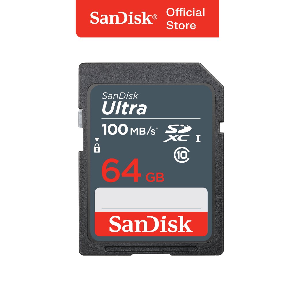 Jual SD Card 64GB SanDisk Ultra UHS-I Class 10 up to 100Mbps - Garansi Resmi 7 Tahun | Shopee ...