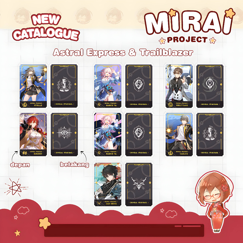 Jual Gantungan Kunci Akrilik - Keychain Anime Honkai Star Rail Astral ...