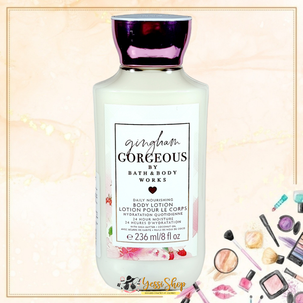 Jual Bath & Body Works GINGHAM GORGEOUS Body Lotion 236ml | Shopee ...