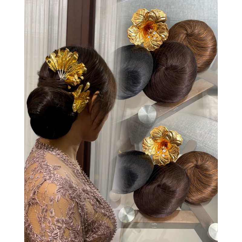 Jual Sanggul Donat// Sanggul Rambut// Jepit Donat Rambut// Sanggul ...