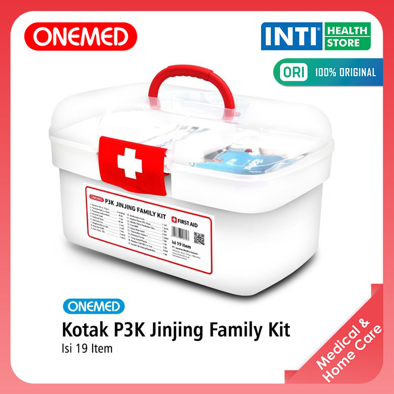 Jual Onemed | Kotak P3K Jinjing Onemed FAMILY isi 19 | First Aid Kit ...