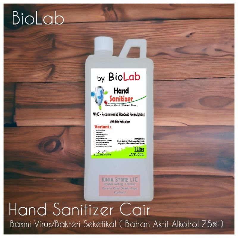 Jual Hand Sanitizer 1 Liter, Handsanitizer 1 Liter Cair ( Aman untuk ...
