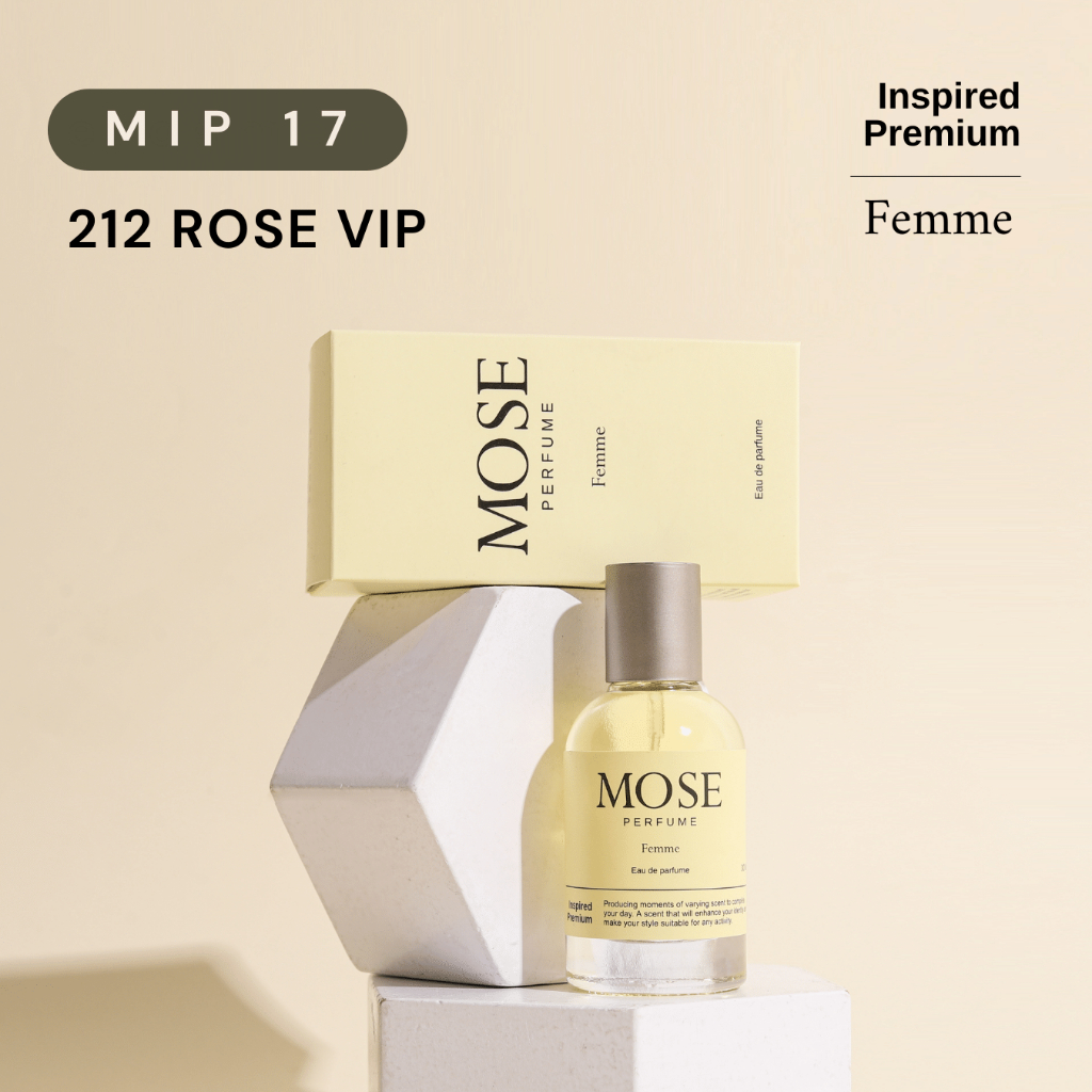 Jual MOSE Parfum MIP 17 - 1212 VIP Rose | Shopee Indonesia