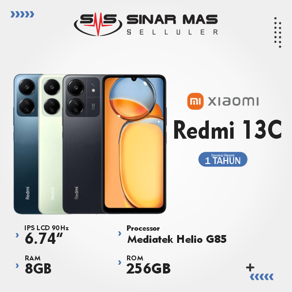 Jual Xiaomi Redmi 13C Smartphone [8GB/256GB] Garansi Resmi | Shopee ...