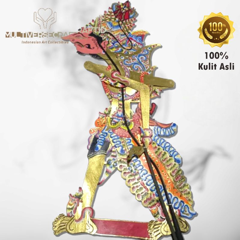 Jual Wayang Kulit Asli BOLODEWO/BALADEWA 60 cm Gapit Bambu Standar ...
