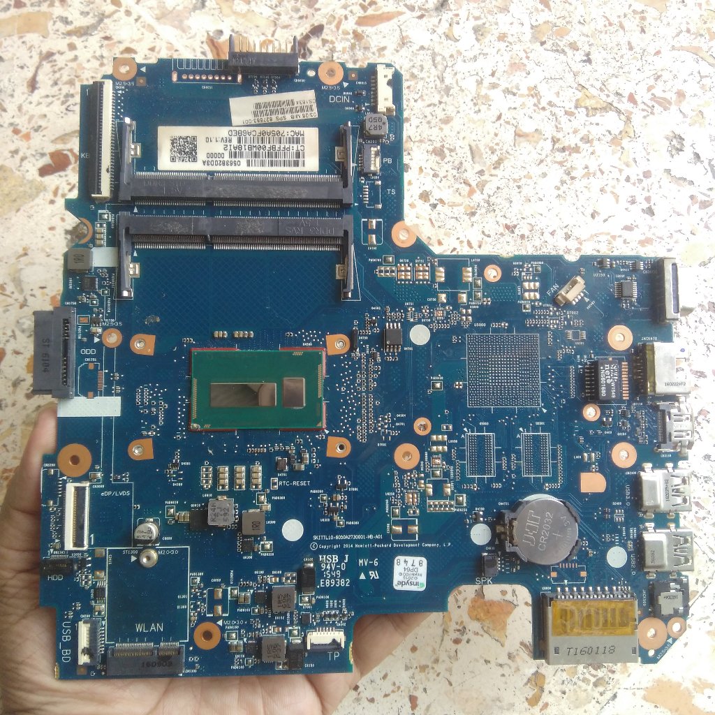 Jual Motherboard HP 14 ac186TU Core i3 Gen 5 Mainboard HP 14 ac186TU Motherboard HP Pavilion 14 ...