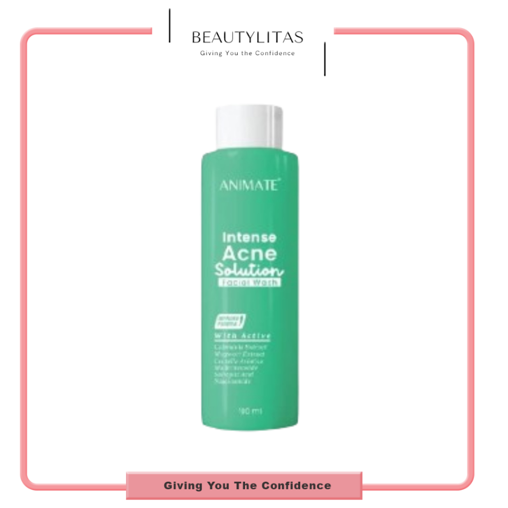 Jual Animate Intense Acne Solution Facial Wash 100ml | Shopee Indonesia