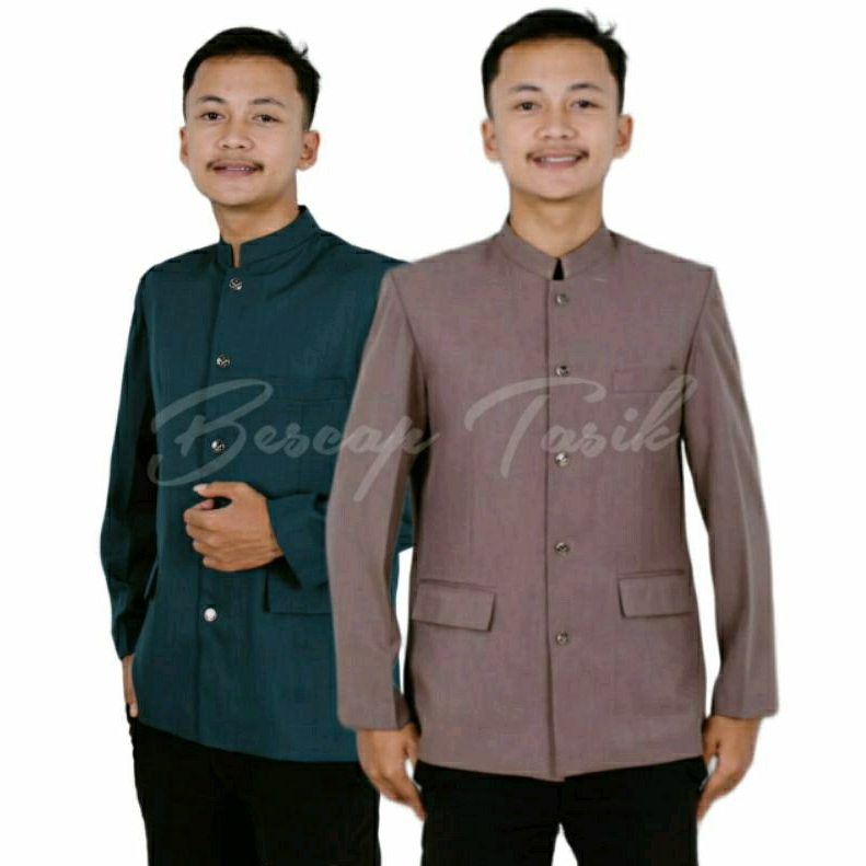 Jual Jasko Bescap Jas koko polos saku tutup lengan panjang pakaian ...
