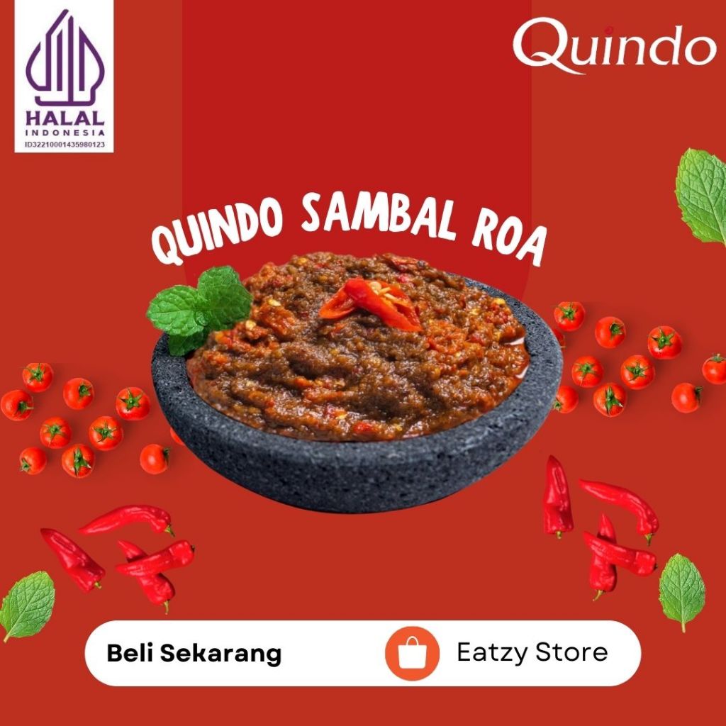 Jual Quindo Sambal Roa 20gr | Shopee Indonesia