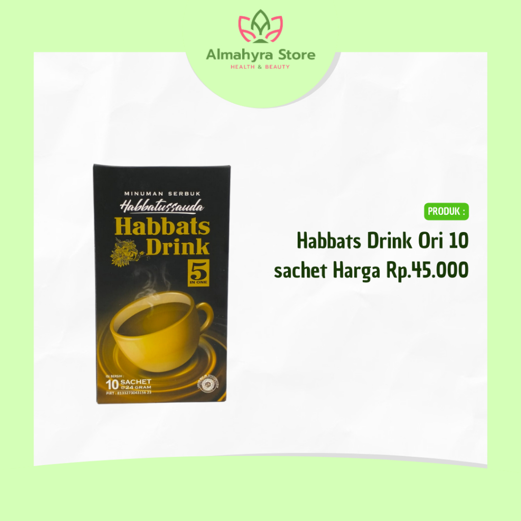 Jual Habbats Drink isi 10 sachet | Shopee Indonesia